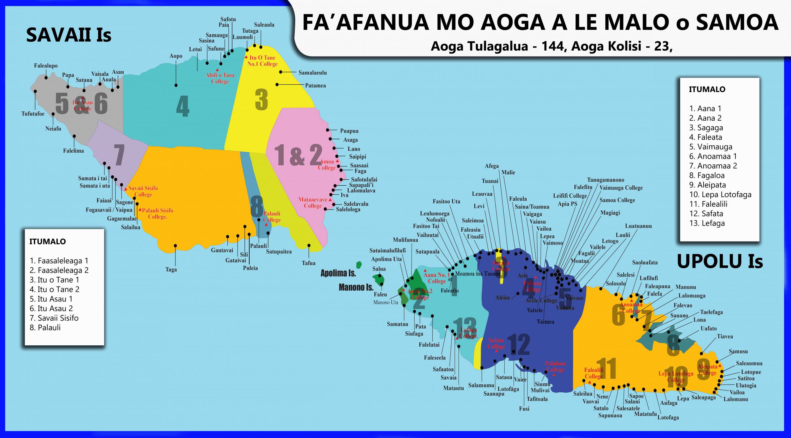 Samoa School Map 2018_final – Ministry of Education and Culture